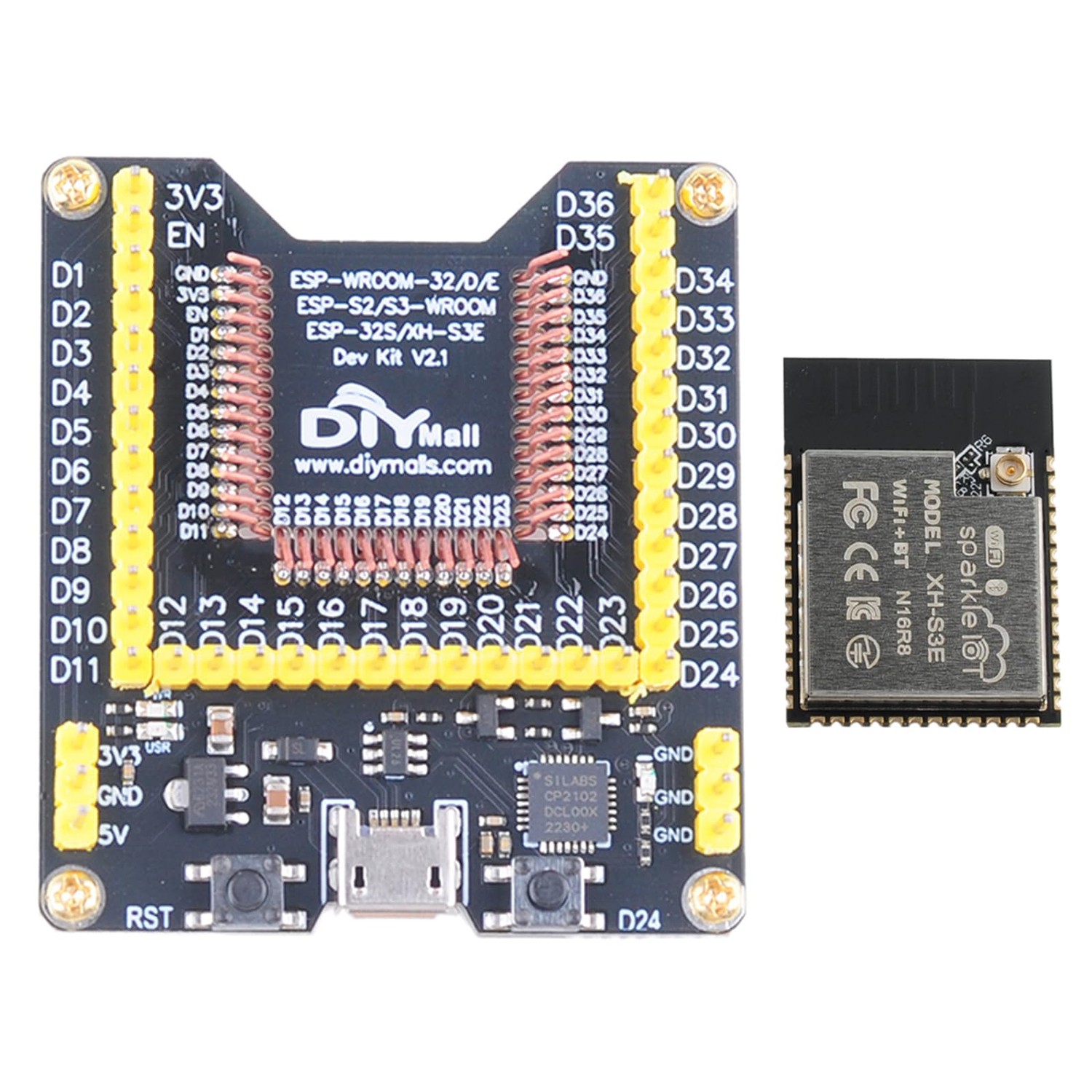 ESP32 Programming Module Test Board Burning Fixture System Development ...