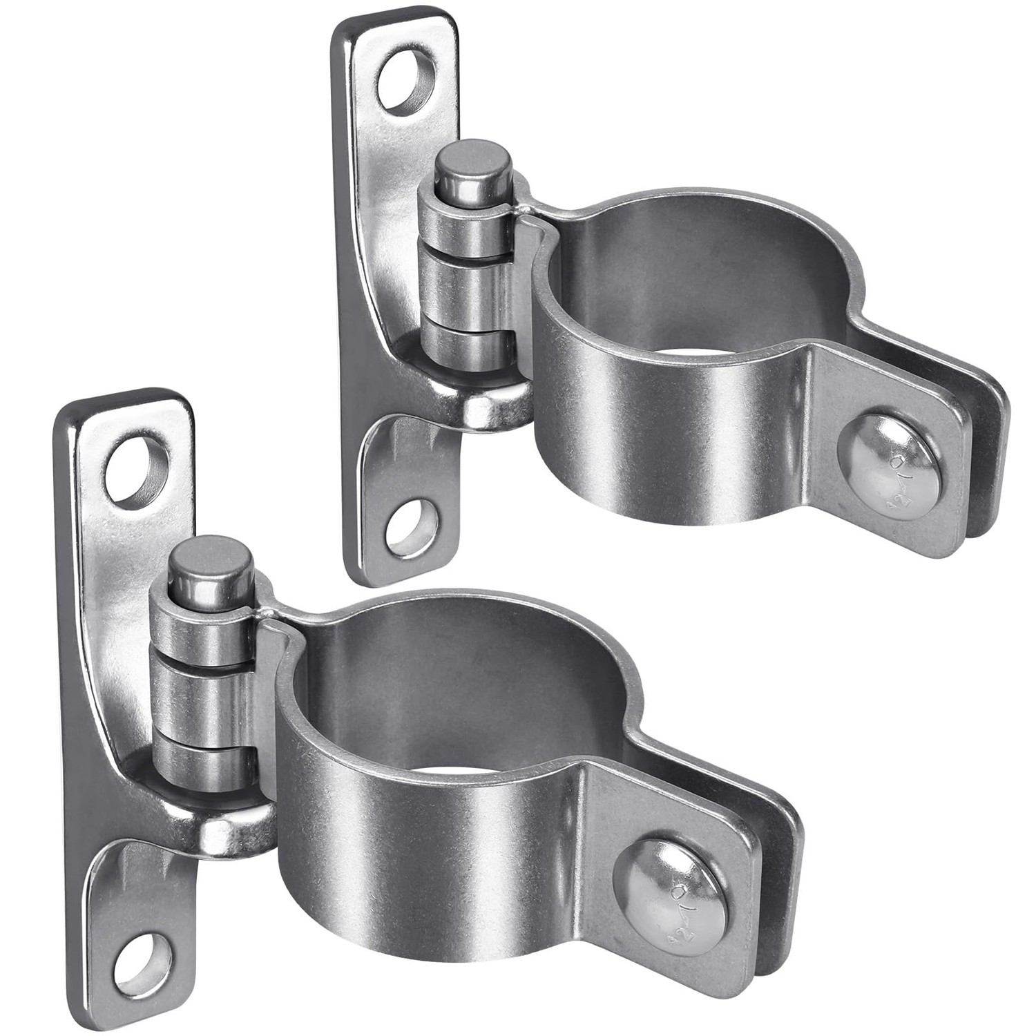 Insaga 304 Stainless Steel Gate Hinges Wall Mount | 1-5/8'' Pipe Gate ...