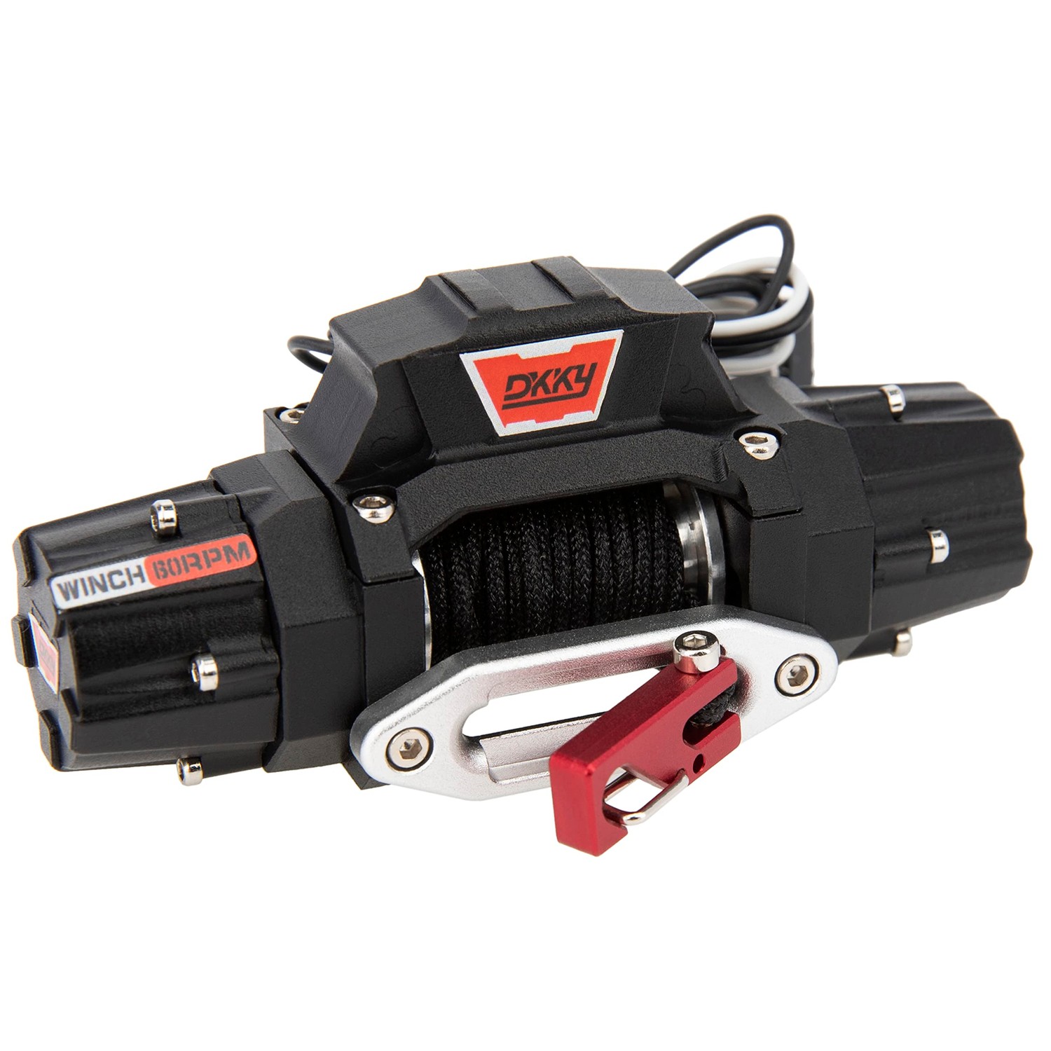 RC Metal Dual Motor Winch, DKKY Dual Motor Automatic Simulated Winch ...