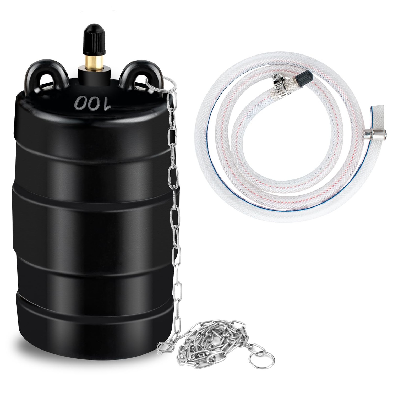 YCCOKJJ 4 Inch Pipe Plug, Inflatable Pipe Bubble, Rubber Closed Water ...