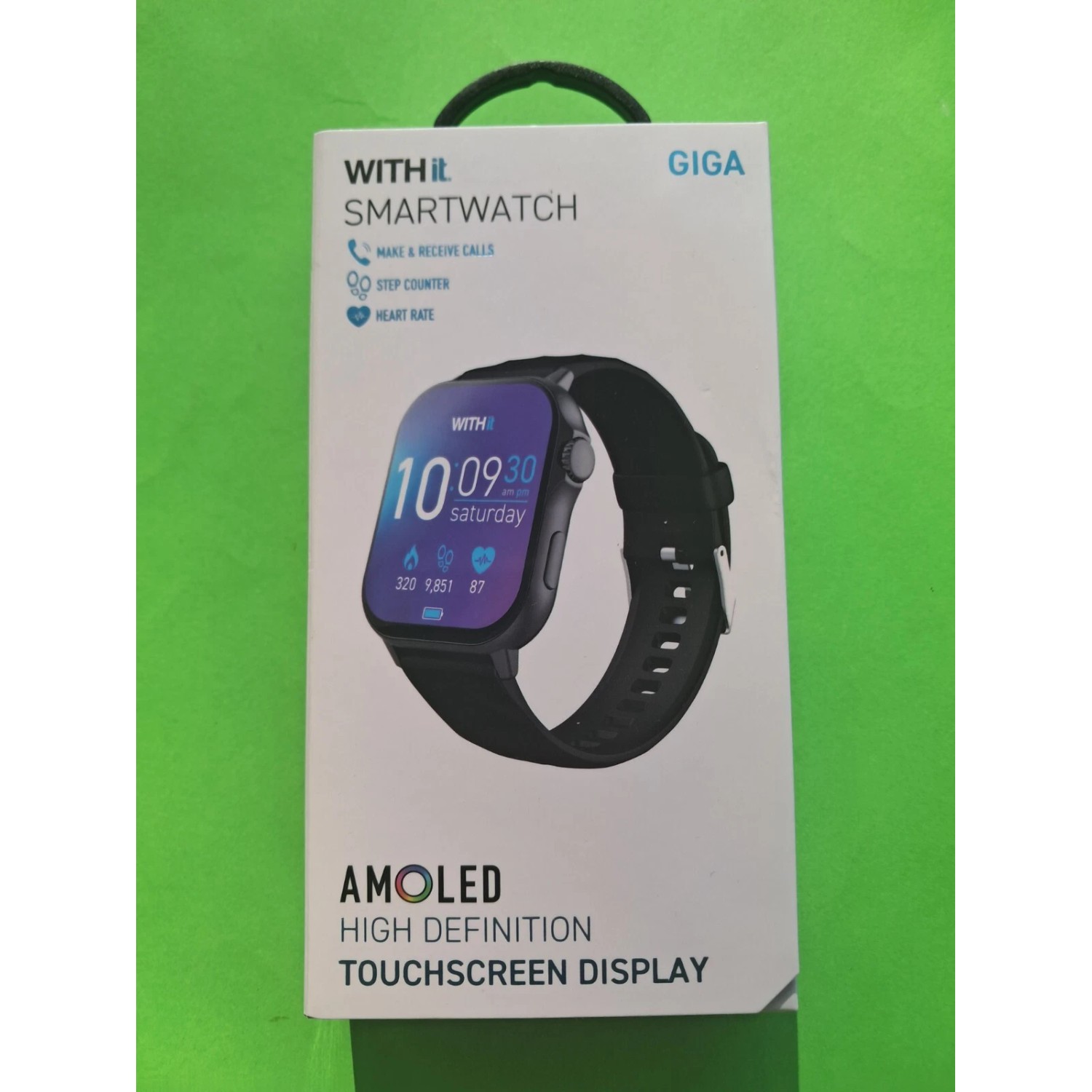 WithIt NEW - Giga Withit Smartwatch, Amoled High Defintion Touchscreen ...