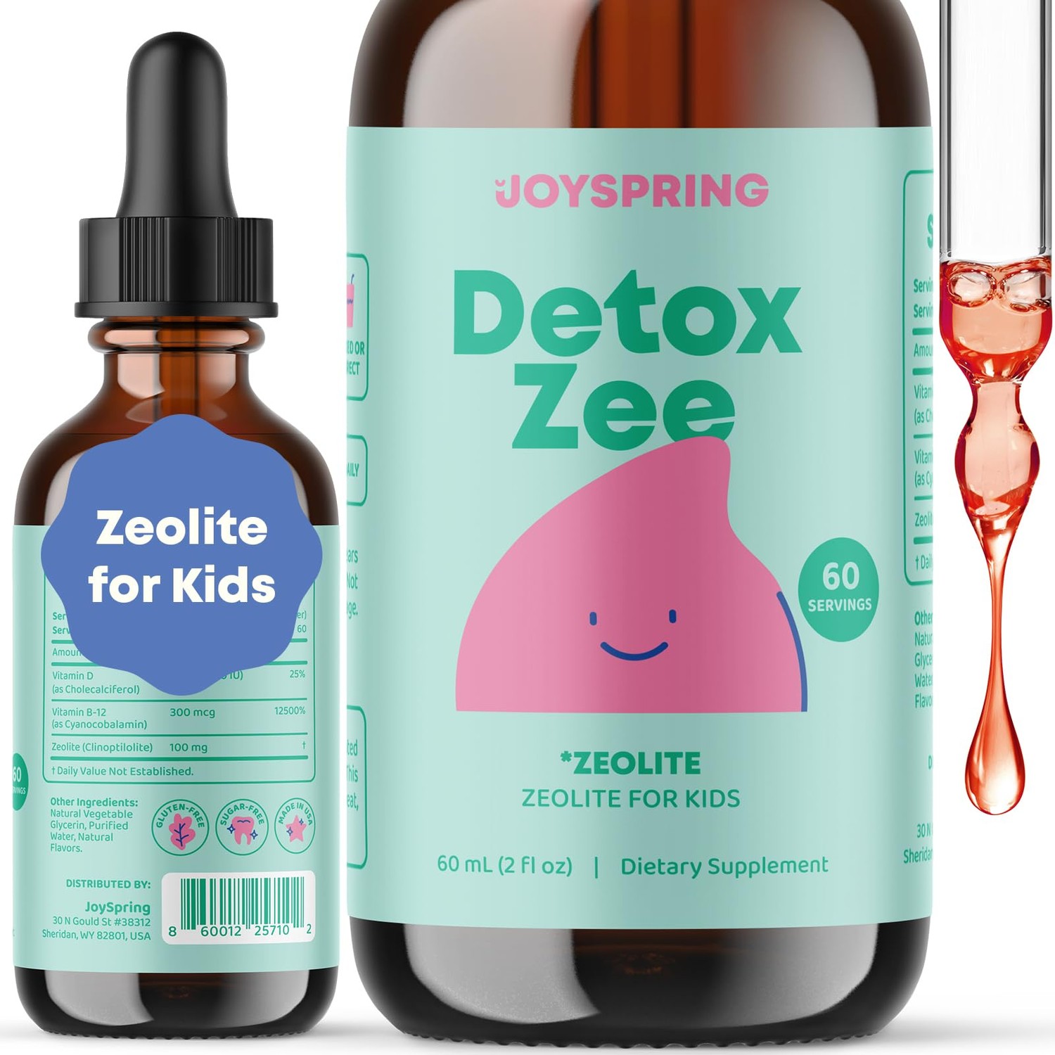 JoySpring Zeolite for Kids - Zeolite Drops Kids Will Love - Berry ...