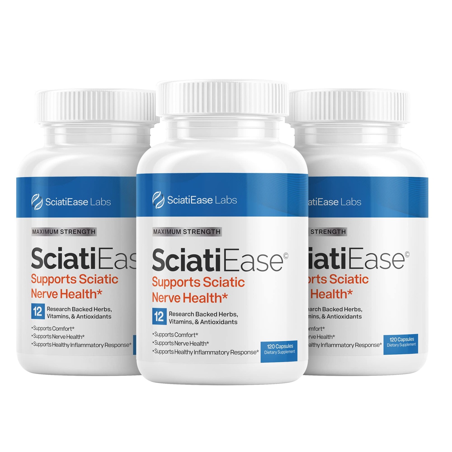 SciatiEase Maximum Strength Sciatic Nerve Relief - Sciatic Nerve ...