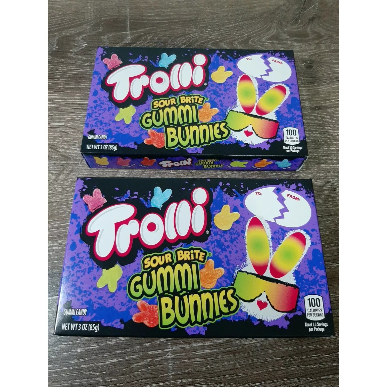 Trolli (2)Trolli Sour Brite Gummi Bunnies, Gummi Candy. Easter Candy ...