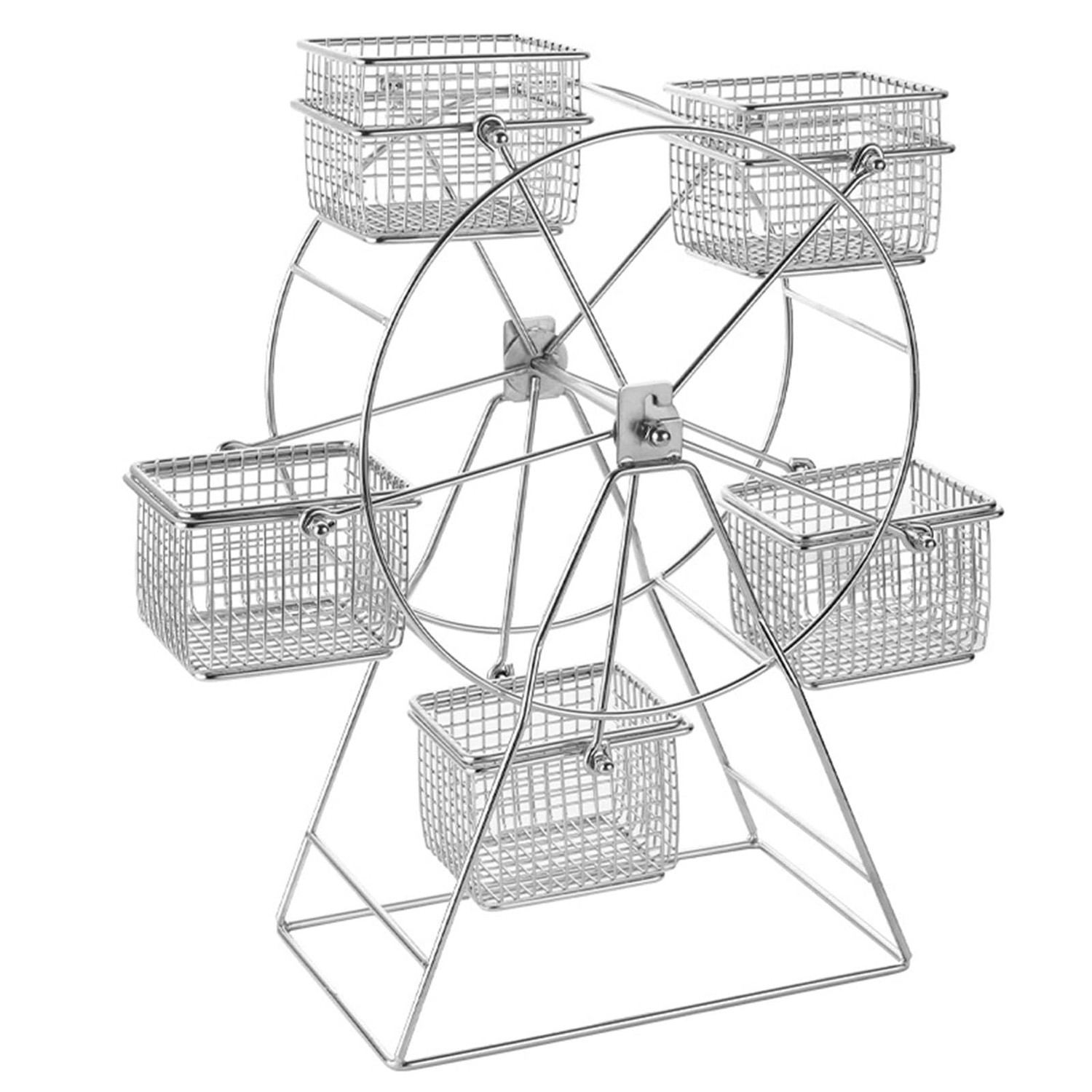 ASkinds Ferris Wheel Rotating Snack Serving Tray for French Fries ...
