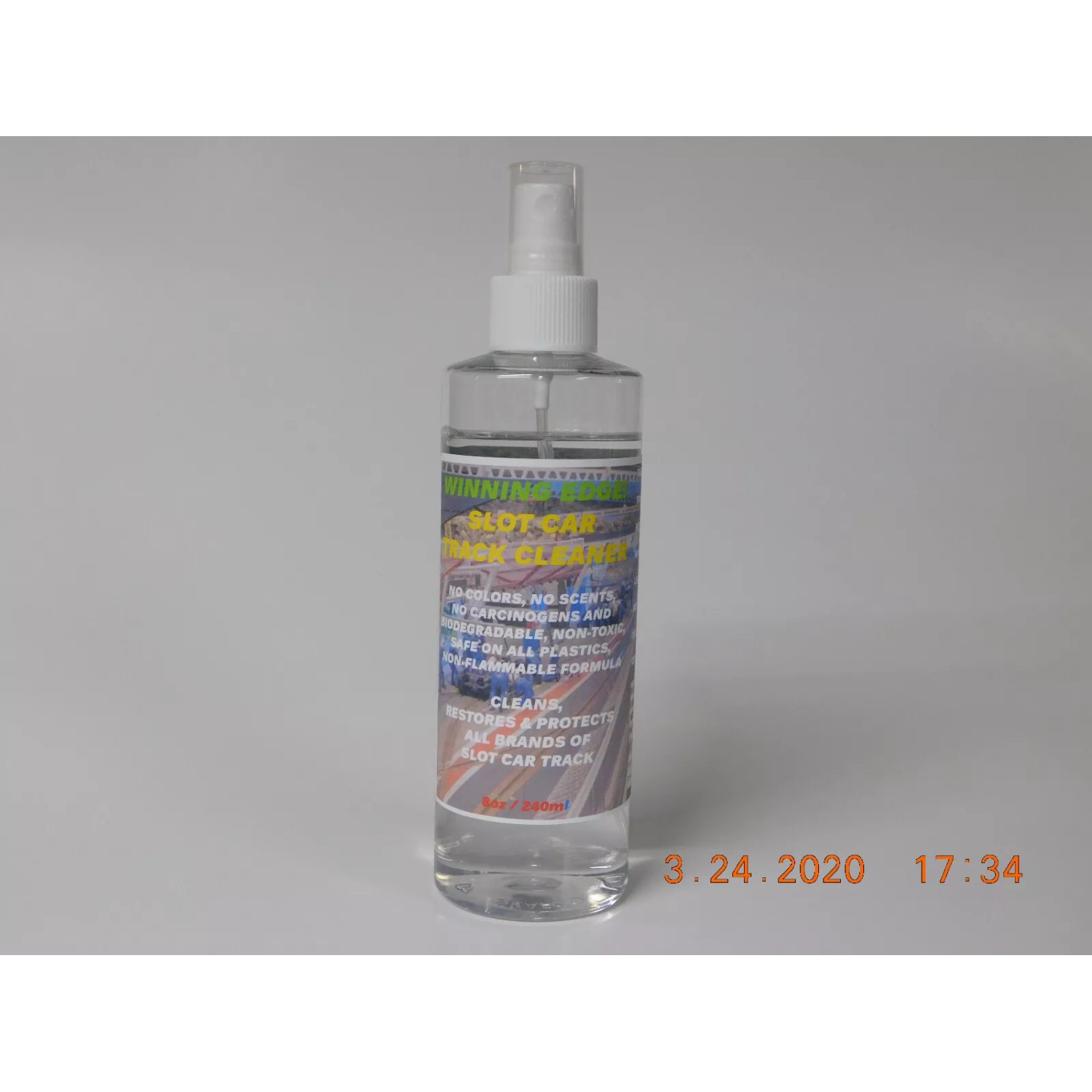 GTS HOBBIES WINNING EDGE! SLOT CAR TRACK CLEANER 8oz BOTTLE AFX TCR ...