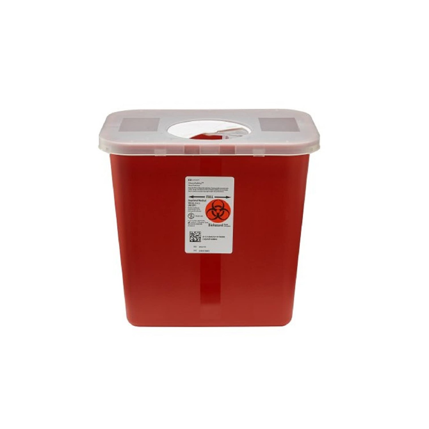 Covidien Sharps 2 Gallon Container with Rotor Lid - ibspot.com