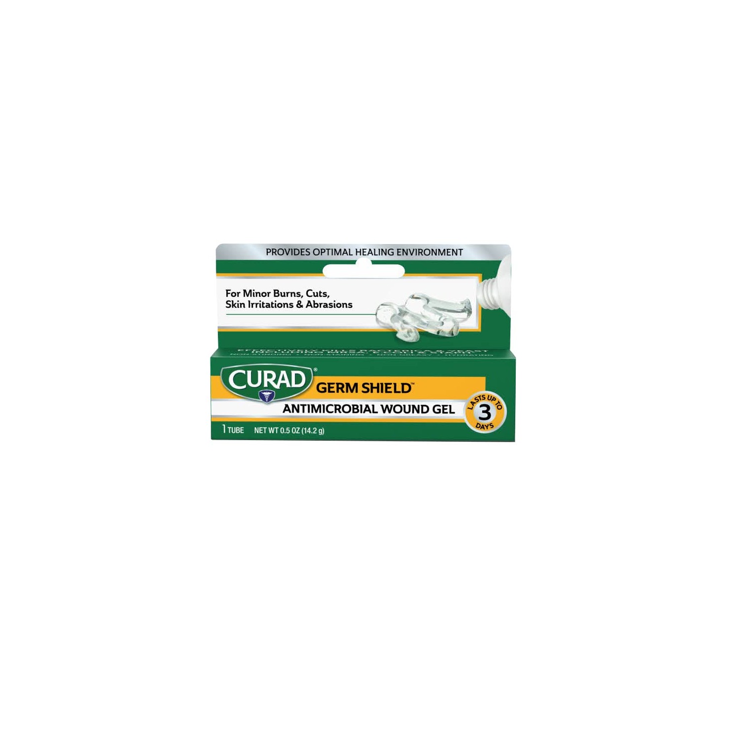 GermShield Antimicrobial Silver Wound Gel 0.5 ounces (1 tube), for ...