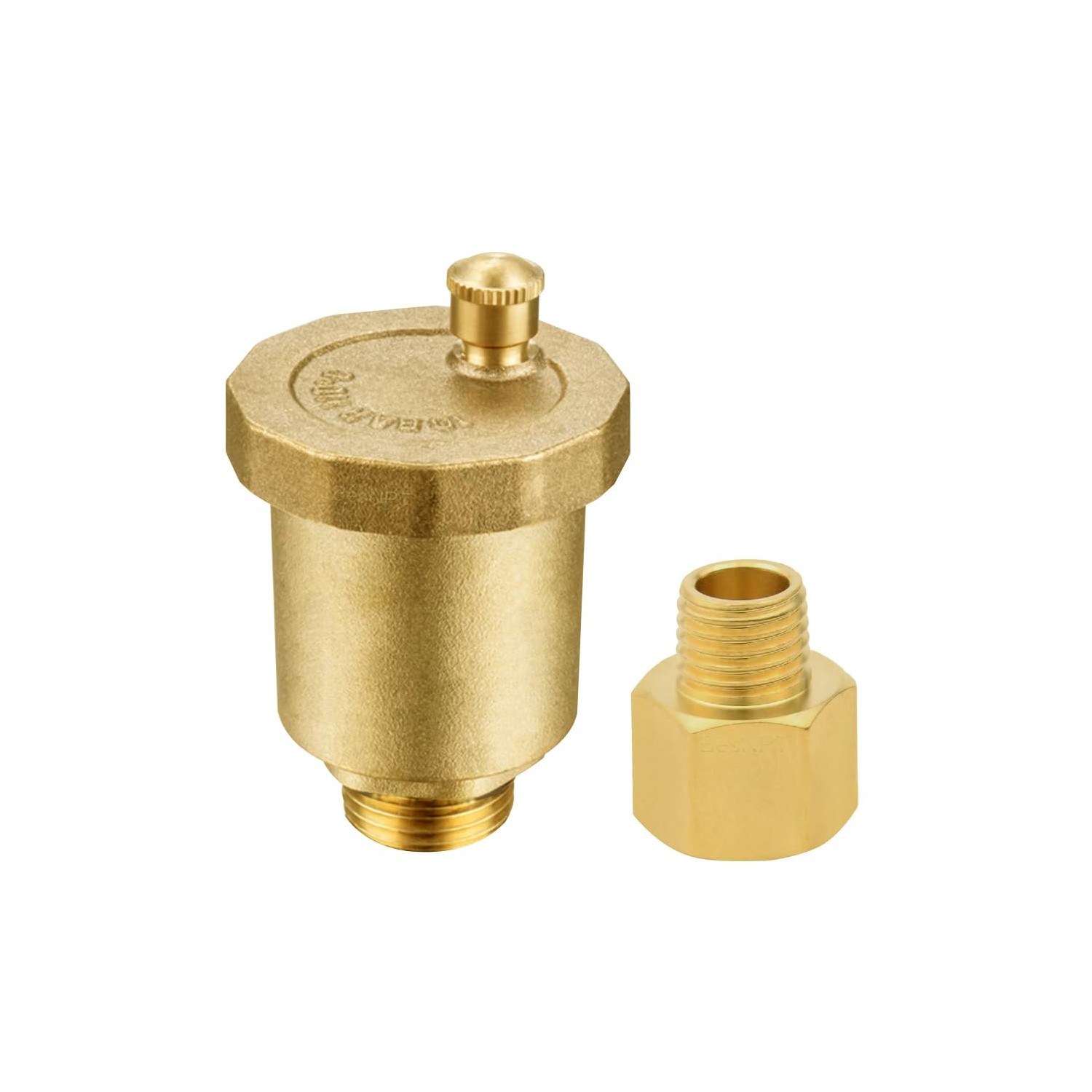 BesNPT Brass 3/8" NPT Male Air Vent Valve Automatic Float Valve Air ...