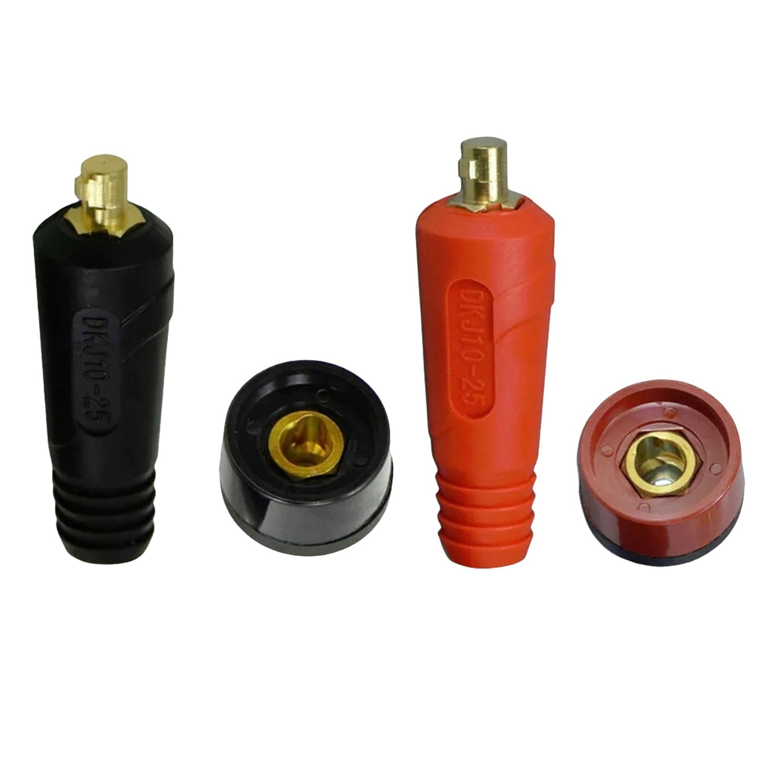 TIG Welding Cable Panel Connector Socket Set Style DKJ10-25 & DKZ10-25 ...