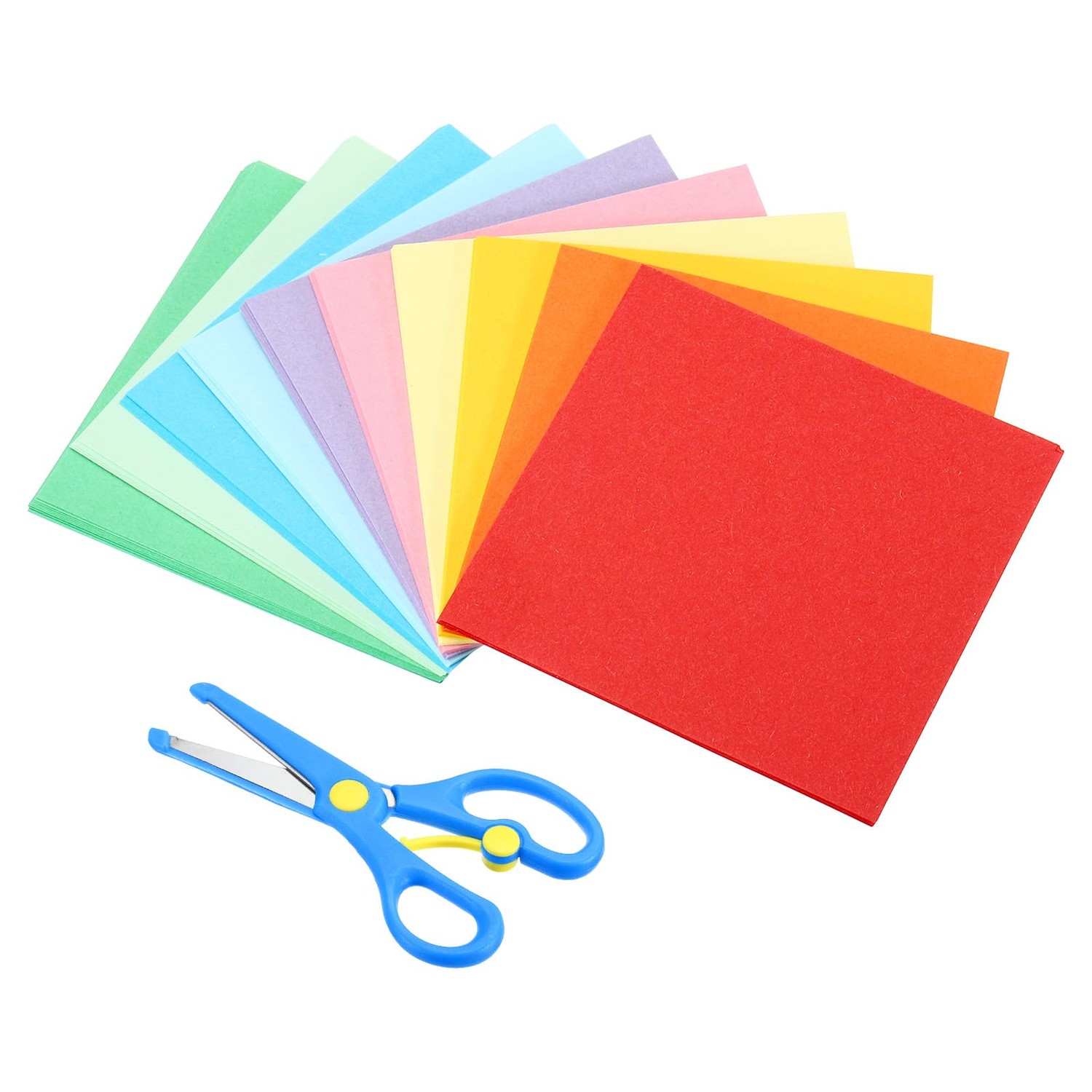 PATIKIL 3inch Origami Paper Set, 500Sheets Square Double-Sided Colored ...
