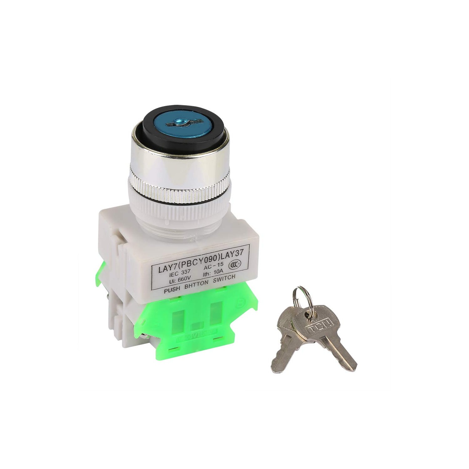 Key Switch 3 Positions Security Key Lock Switch LAY37-20Y / 31 220V 5A ...