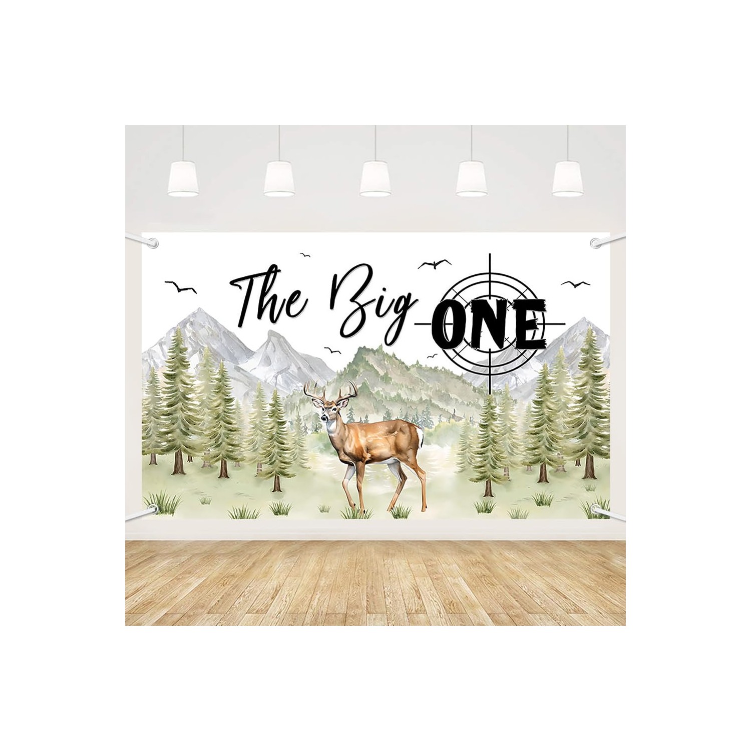 MEHOFOND The Big One Backdrop Hunting Themed 1st Birthday Party ...