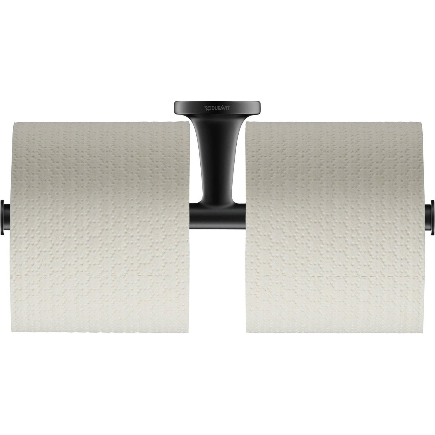 Duravit 9938 Starck T Paper roll Holder, matt Black, für 2 Rollen ...