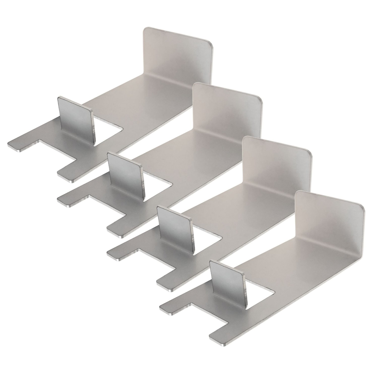 BBQ-Toro Stainless Steel Cooking Grate Raiser Set (4 Pieces) | Suitable ...