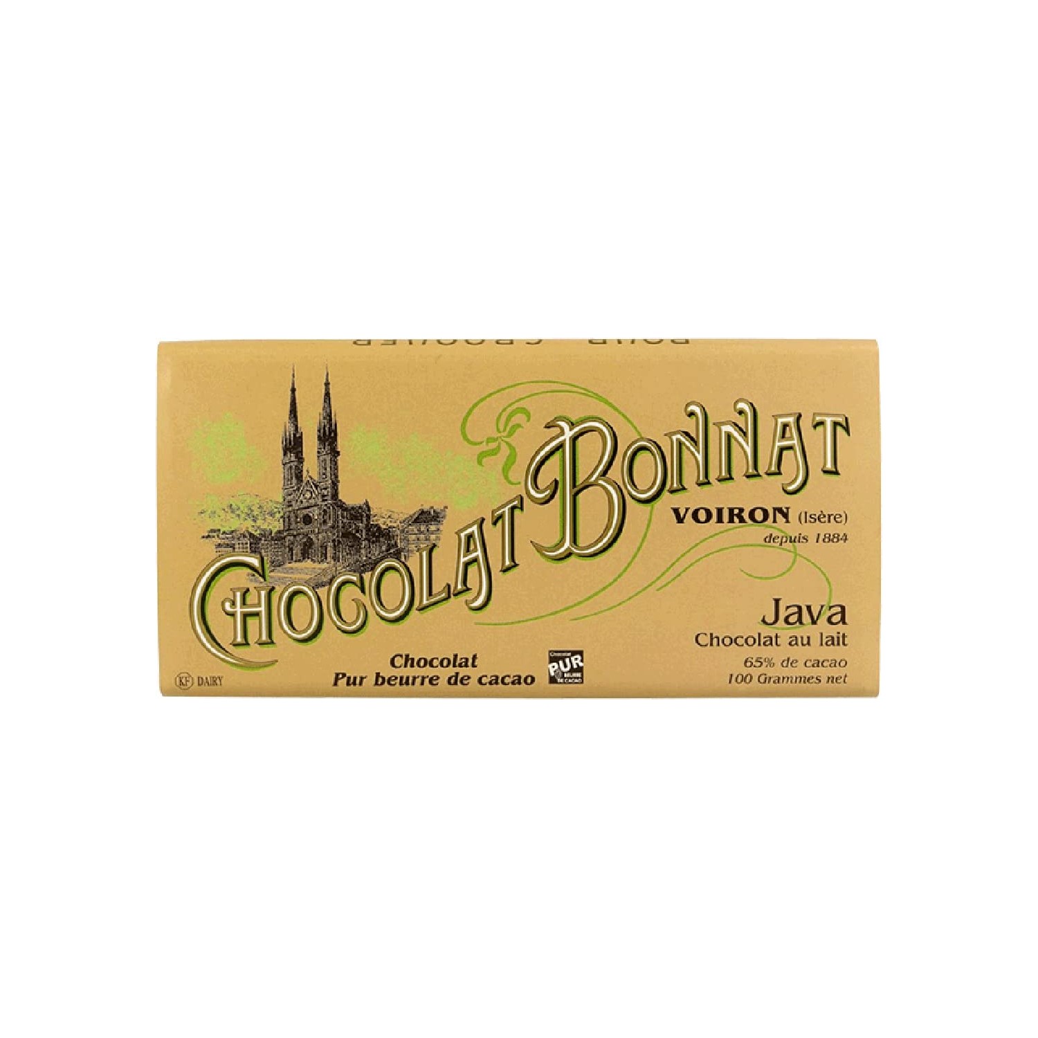 Bonnat 65% Indonesia "Java" Dark Milk Chocolate Bar - ibspot.com