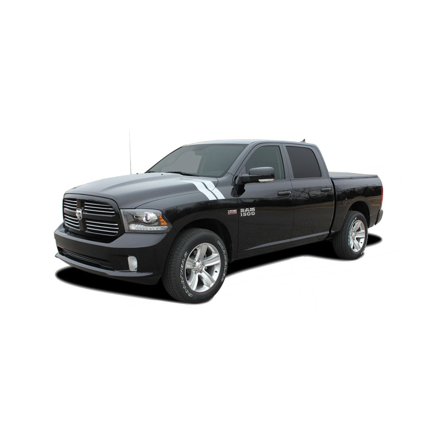 Original RAM Double BAR : Compatible with 2009-2018 Dodge Ram Hood Hash ...