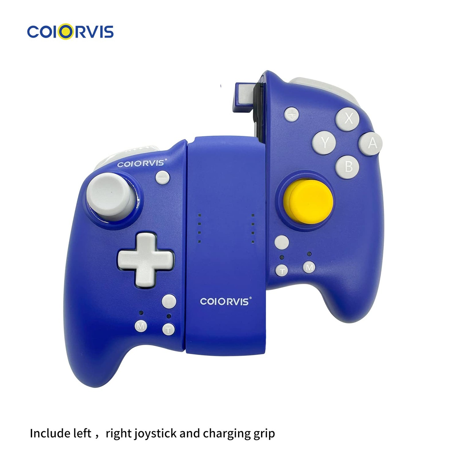 COIORVIS Joy Pad Controller for Switch/Switch OLED, Wireless Joy Con ...