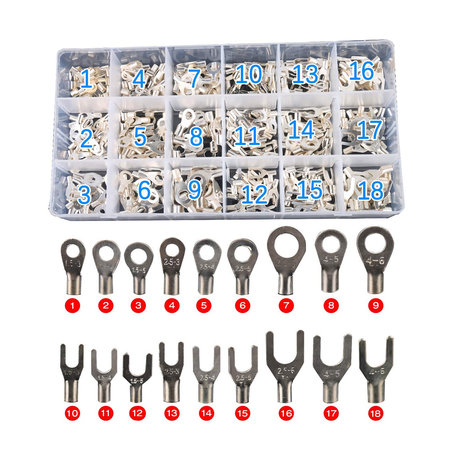Terminal Set, Rod Terminal Set, Hyrb, Wire End Sleeve, Crimping ...