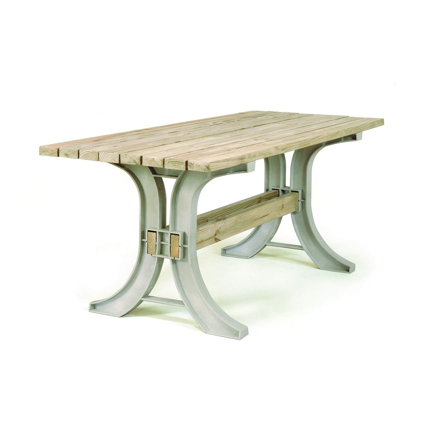 2x4 Basics 90152 Patio Table, Flip Top Bench, Sand - ibspot.com