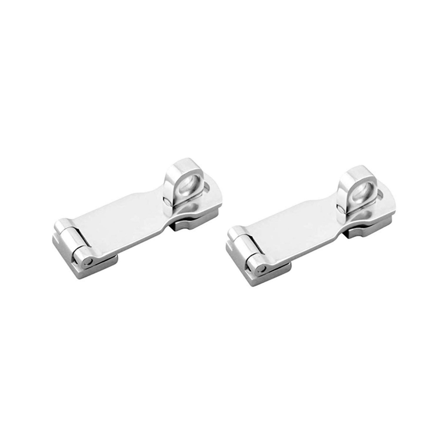 Two Marine Grade Stainless Steel Heavy Duty Door Hasps with Turning ...