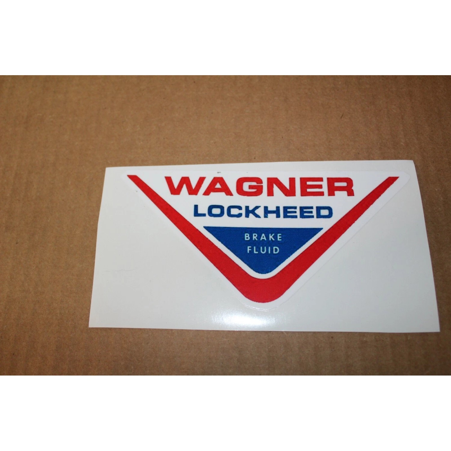 wagner lockheed ,indy 500 usac cart, not original. tool box sticker ...