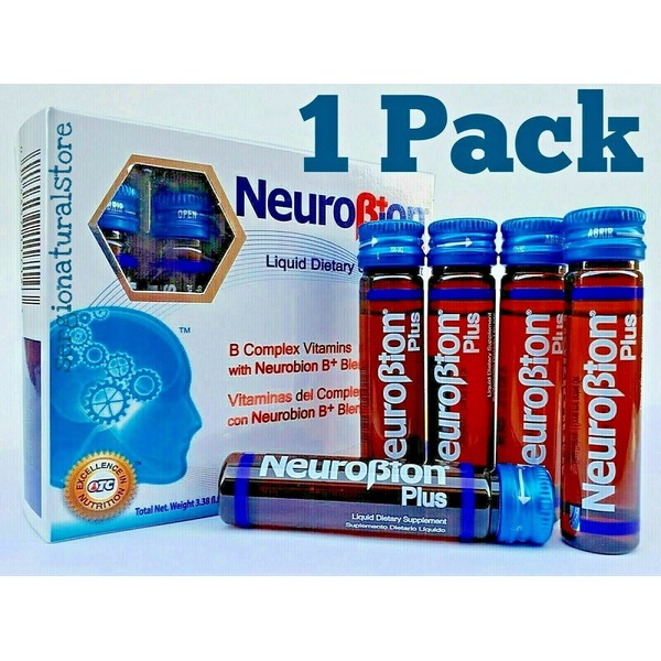 NEUROBION PLUS COMPLEX B VITAMINS - COMPLEJO B 10 Drinkable Vials MADE ...