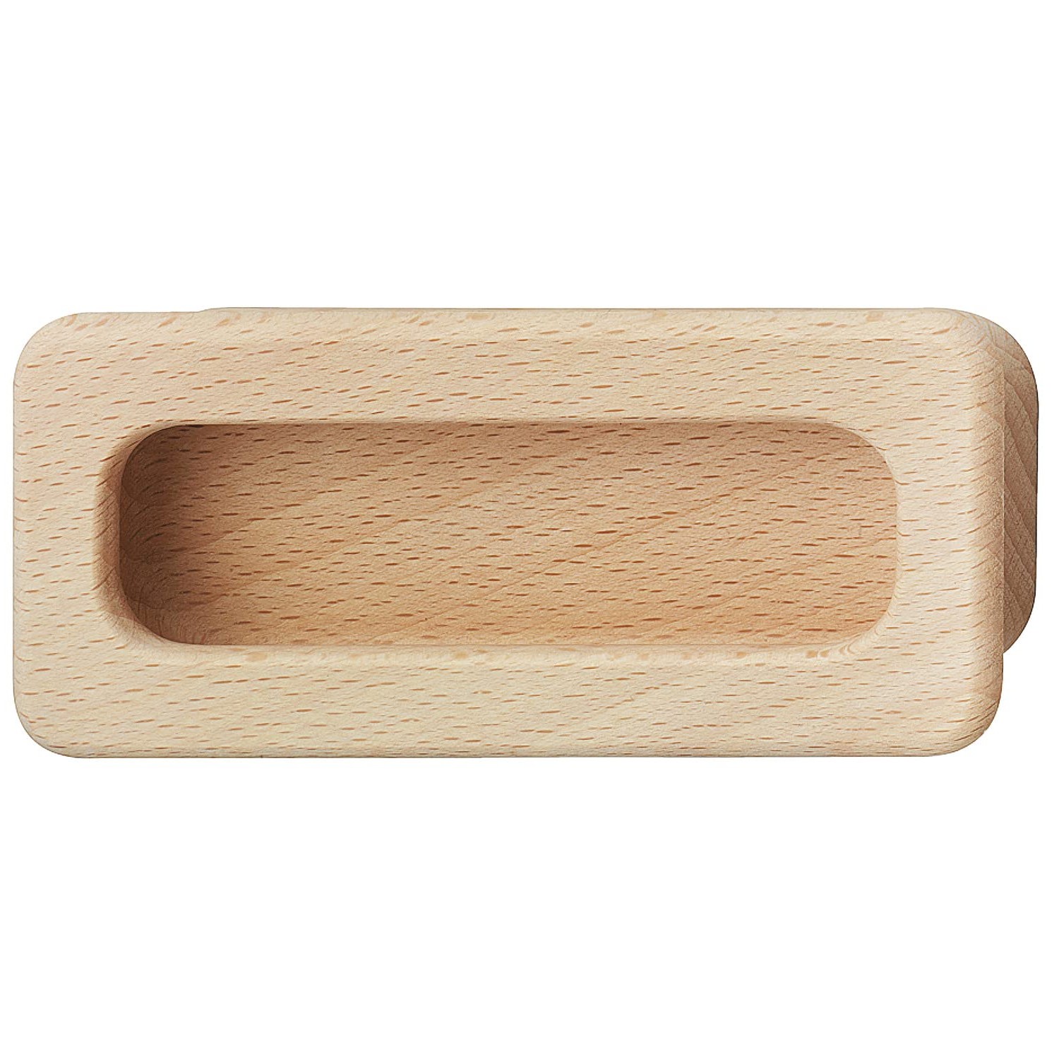 Gedotec Wooden Shell Handle | 1 Piece - Sliding Door for Gluing | 110 x ...