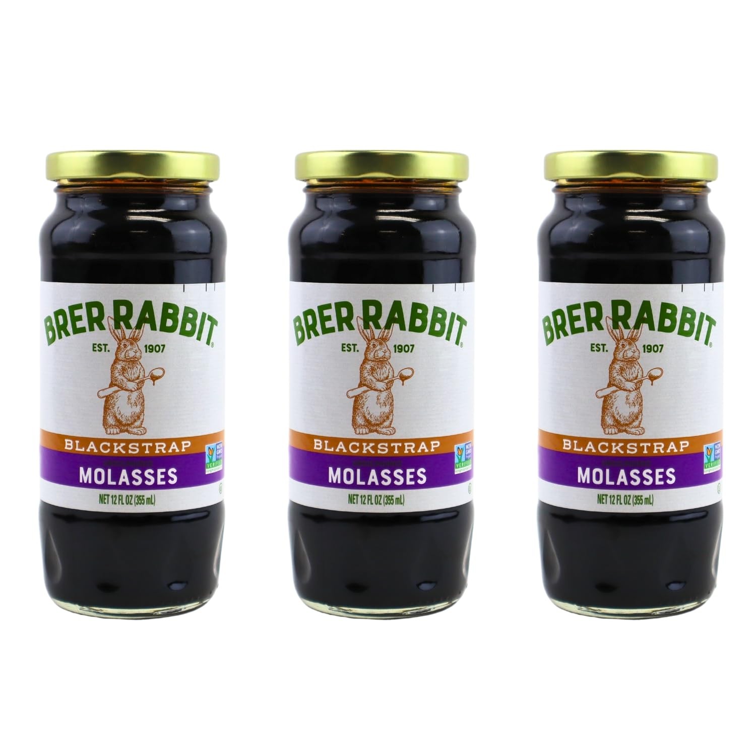 Brer Rabbit Molasses - Blackstrap, Mild Flavor, and Full Flavor - 3 ...