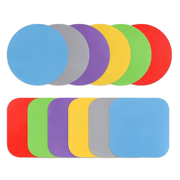 12 Pack Jar Opener Gripper Pads Rubber Jar Grippers Multi-Purpose ...
