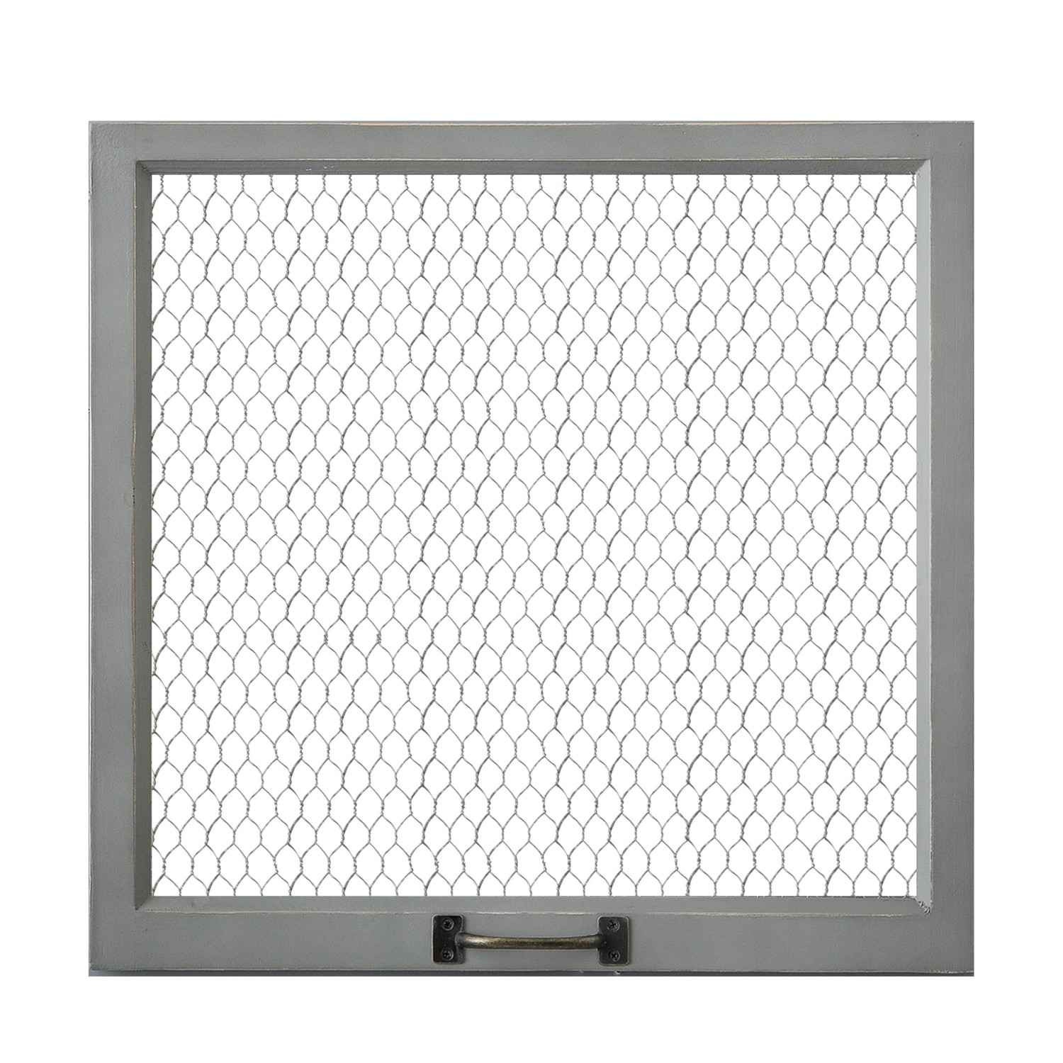 SOFE Chicken Wire Framed Bulletin Board, Decorative Wall Grid Panel ...