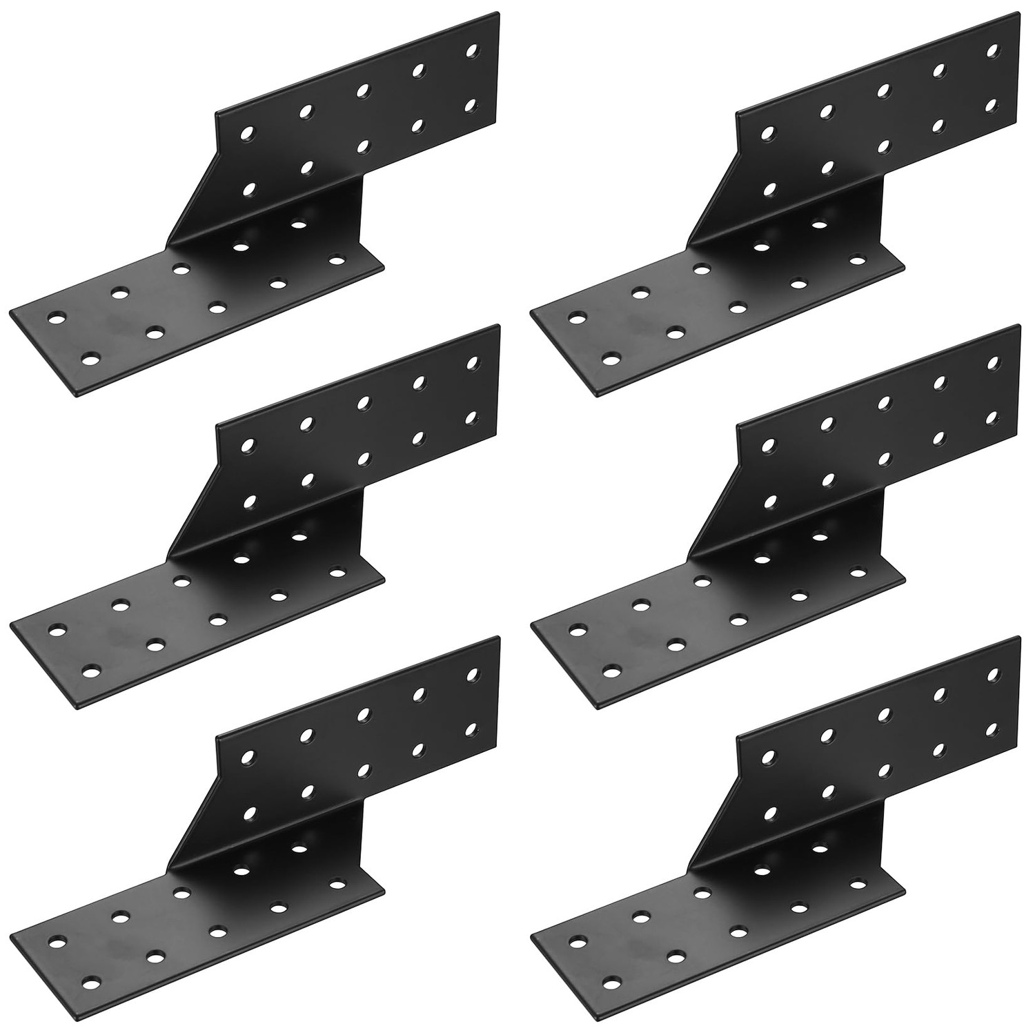 6 Pcs Rafter Purlin Anchors, Rafter Anchors, Right and Left Wood ...