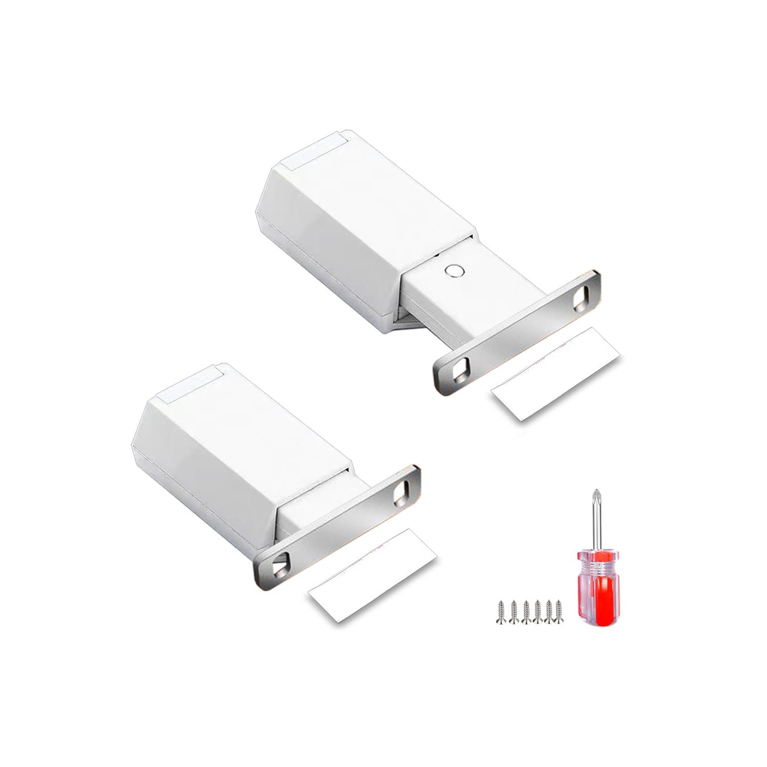 Push to Open Door Latch Cabinet Hardware ZKRIOC 2 Pack Magnetic Push ...