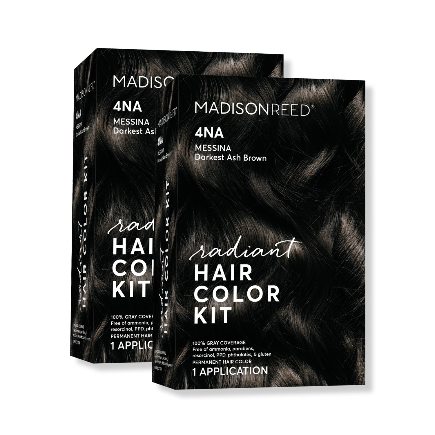 Madison Reed Radiant Hair Color Kit | 4NA Darkest Ash Brown with Cool ...