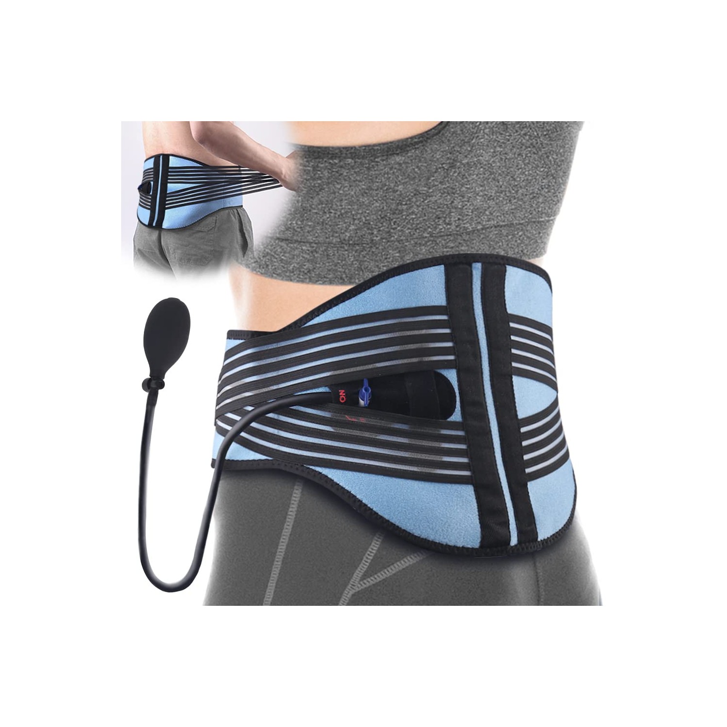 Comfpack Ice Pack for Back Pain Relief with Compression Air Pump Hot ...