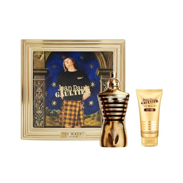 Jean Paul Gaultier Le Male Elixir Gift Set (Le Male Elixir EDP 4.2 Fl ...