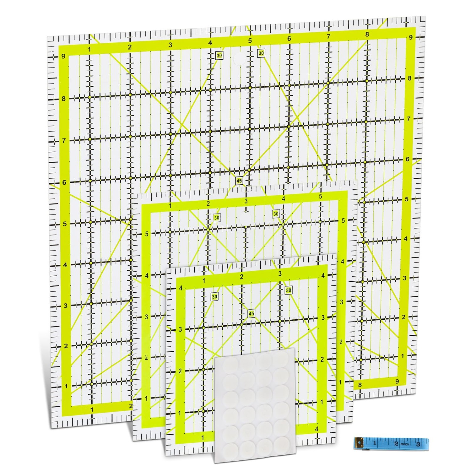 Namner Quilting Rulers, Patchwork Templates, Sewing Ruler, Square ...