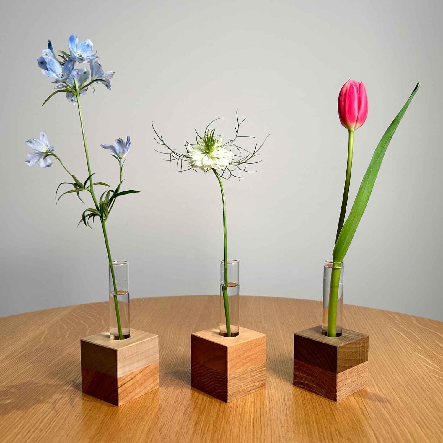 Newie Hida-no-Mori Small Tree Vase, MOKURIN Hoo x Cherry Blossoms ...