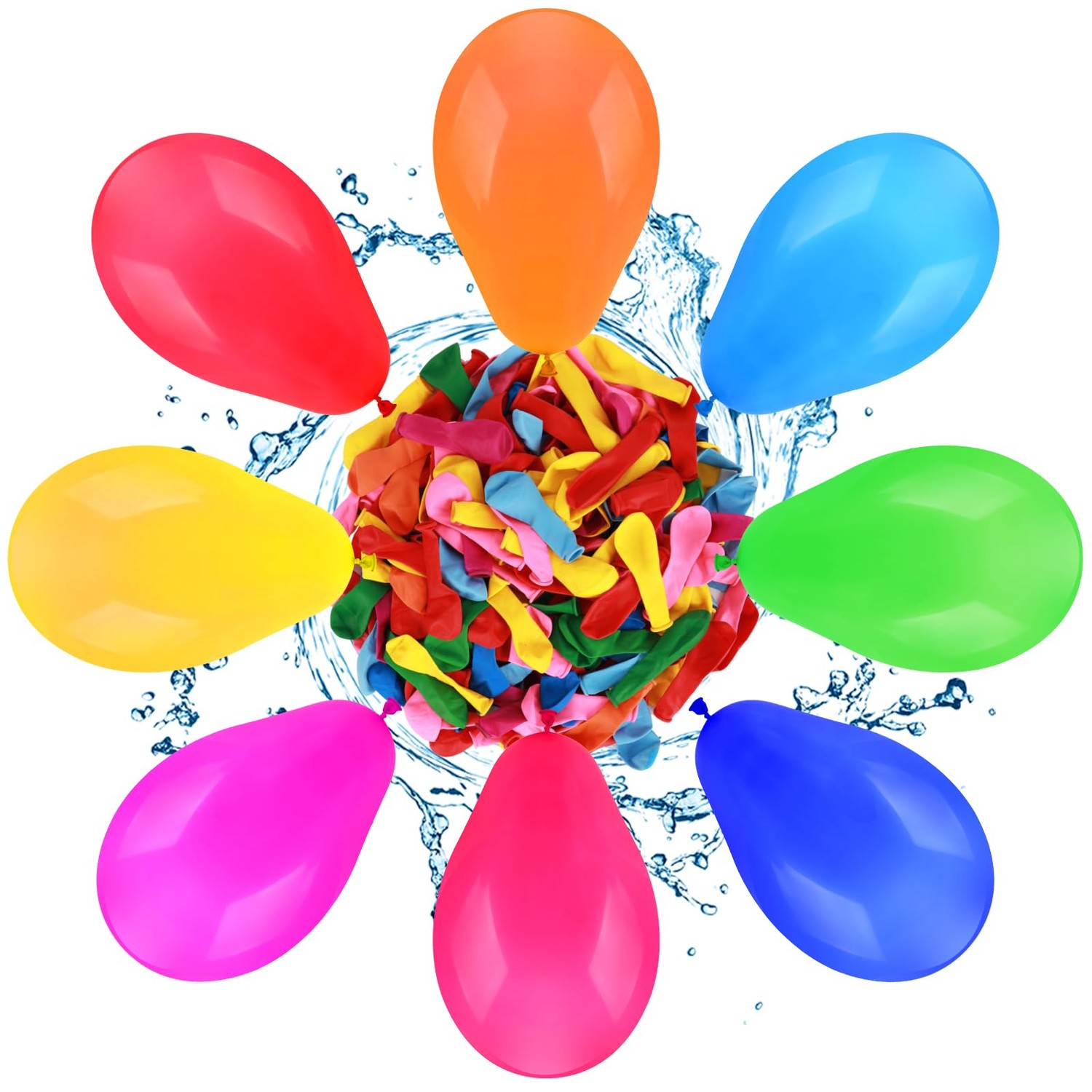 500PCS Water Balloons Bulk without Refill Kits,Small Water Balloon for ...