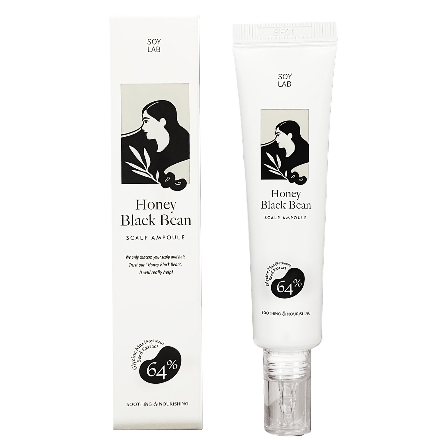 ZIOSTAND SOY LAB Honey Black Bean Scalp Ampoule - 64% Black Soybean ...