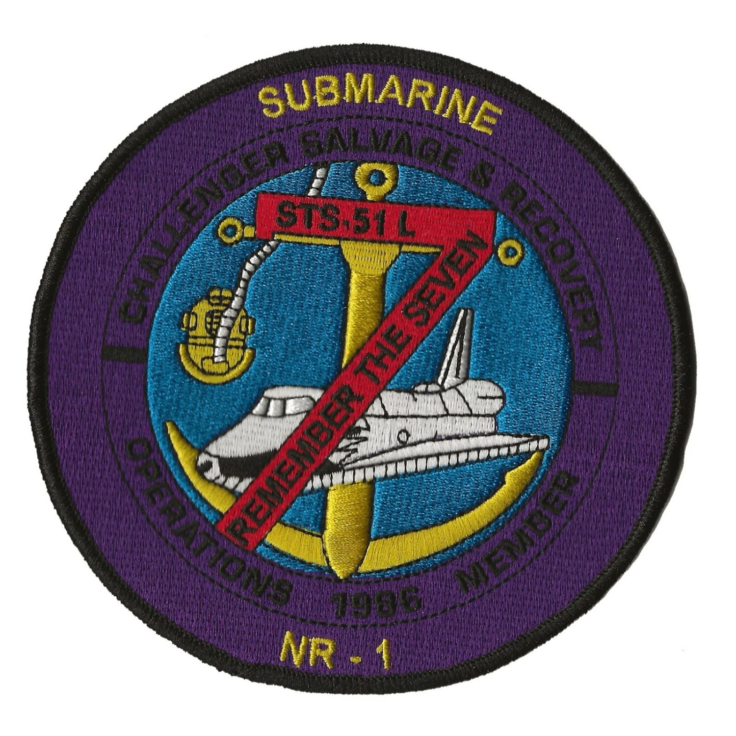 US Navy Submarine NR-1 NASA space shuttle Challenger recovery salvage ...