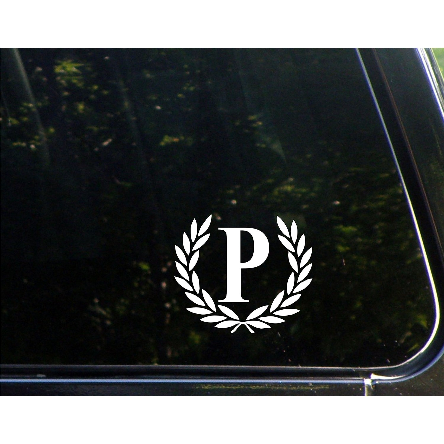 Sweet Tea Decals Letter P, Small Size, Decorative Monogram - 4-1/2" x 3 ...