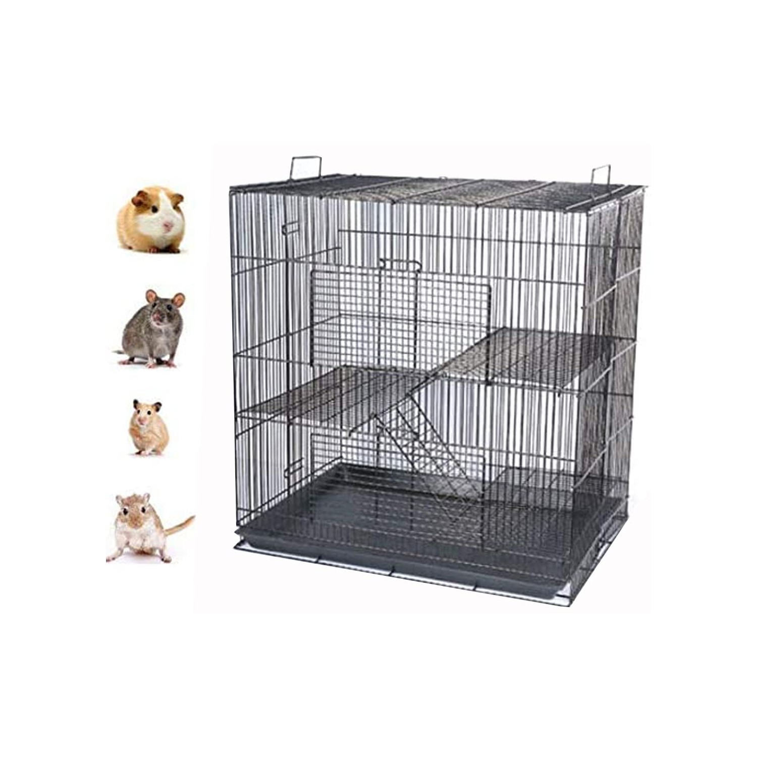3-Level Foldable Ferret Chinchilla Sugar Glider Rats Animal Chewproof ...