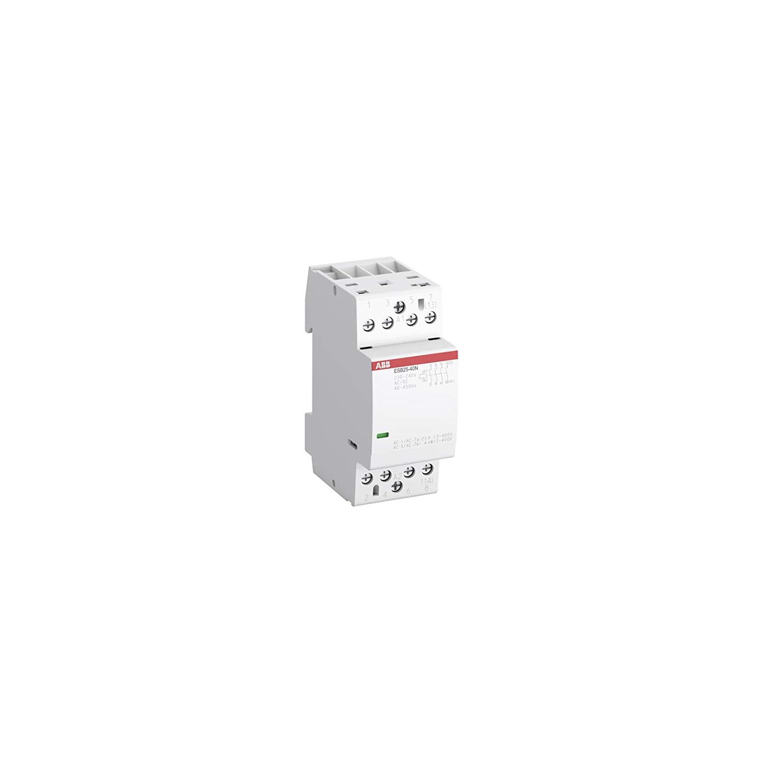 ABB ESB40-40N-14 ESB Power Contactor / 12 V AC/DC Coil 4 Pin 4 N/O / 40 ...