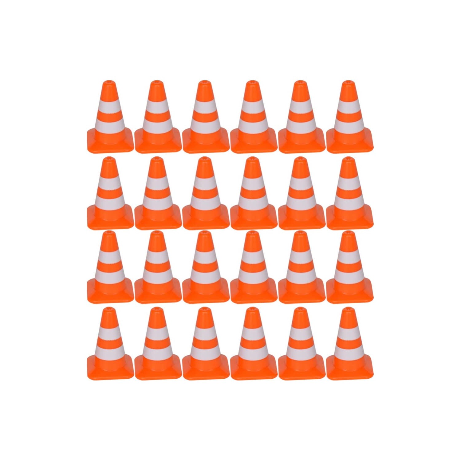 NUOBESTY Mini Traffic Cones 50Pcs Miniature Traffic Cones Mini Traffic ...