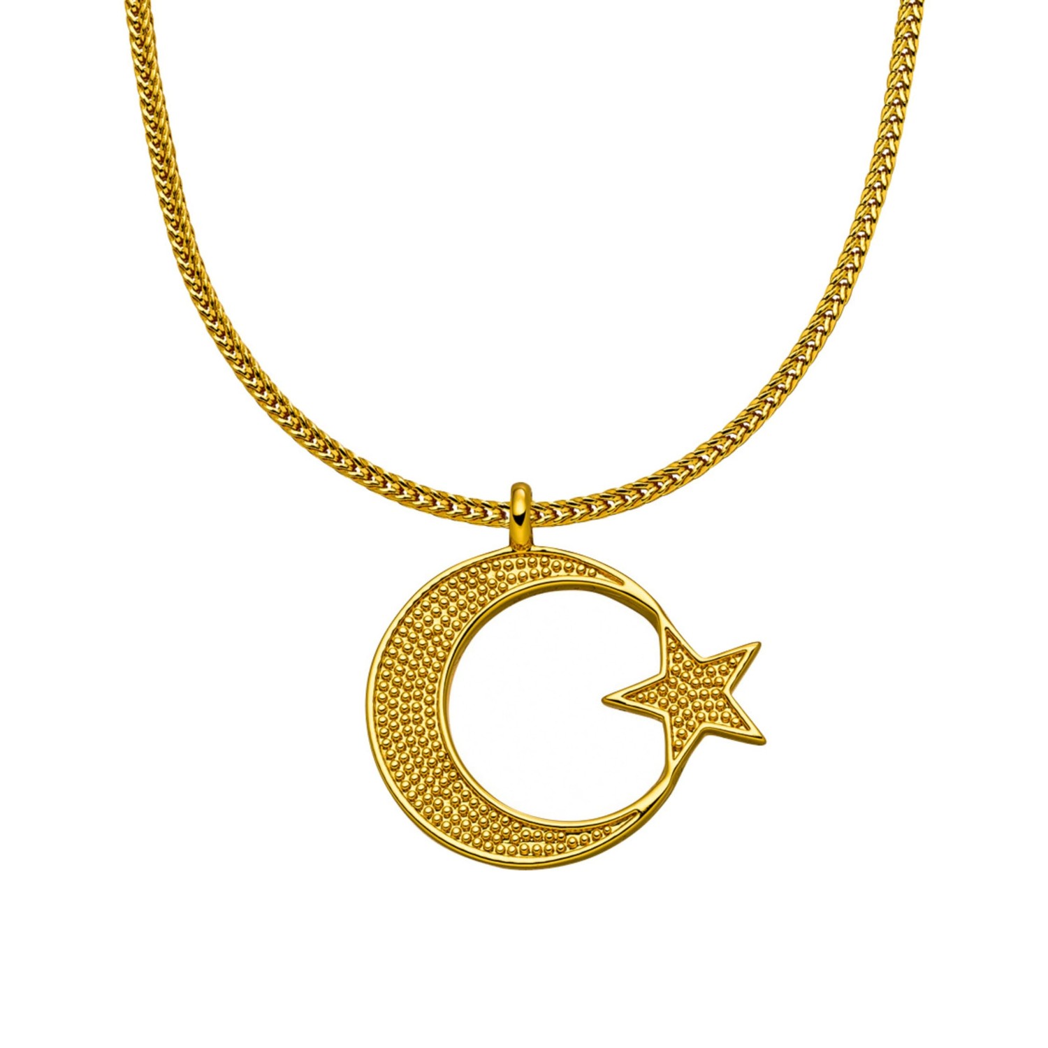 d'origine Turkey Ayyıldız Necklace, Turkish Flag Chain, Turkey Chain ...