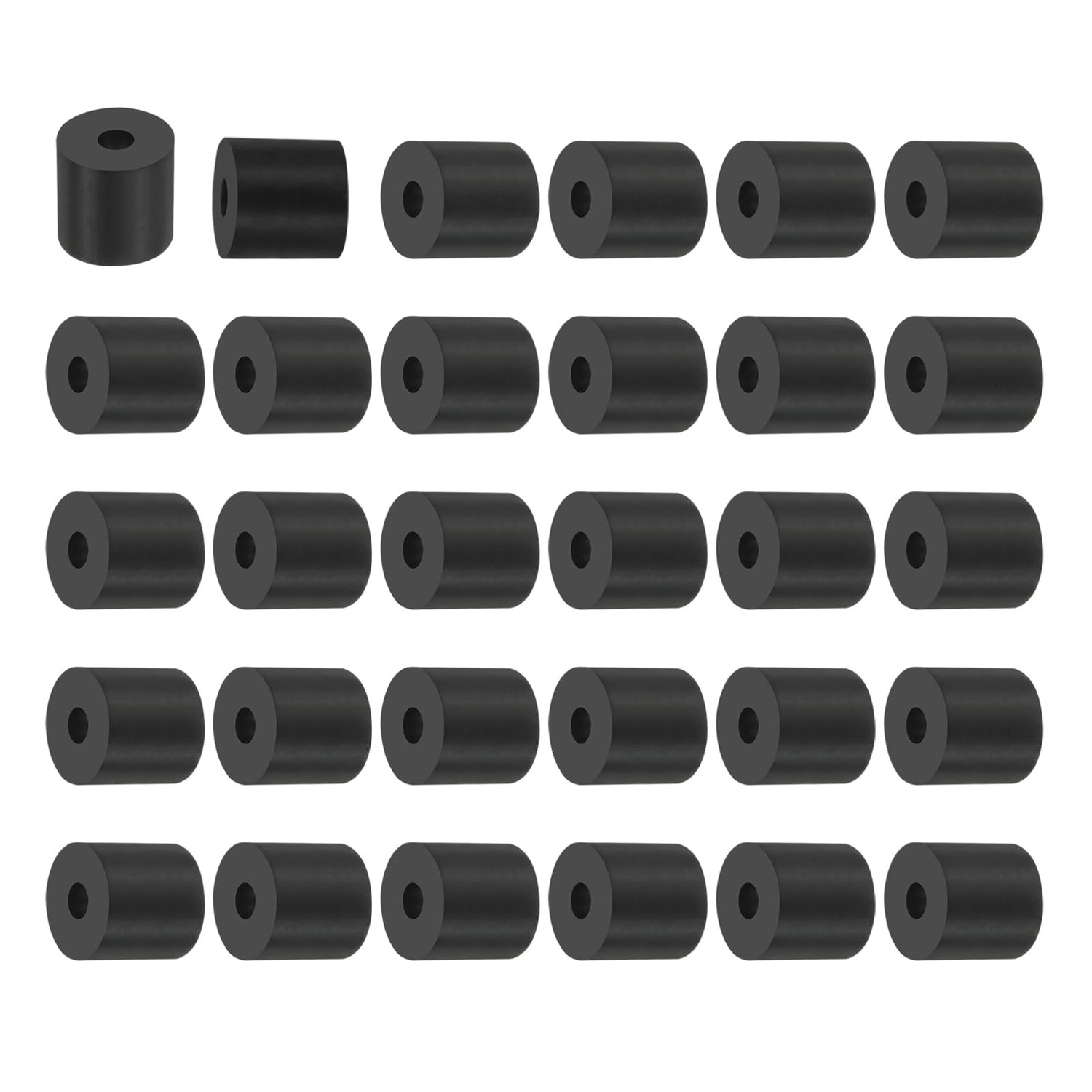 PATIKIL Multi Purpose Rubber Spacer, 30Pcs 4mm ID x 15mm OD x 15mm T ...