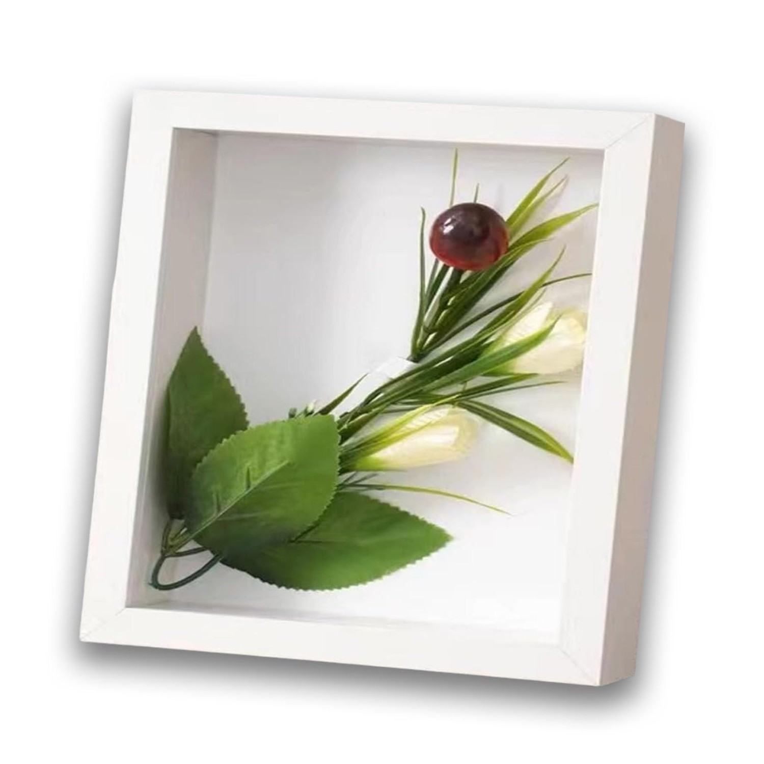 Shadow Box Frame 8x8 Inch, Box Frame, White Deep Box Frame for Filling ...