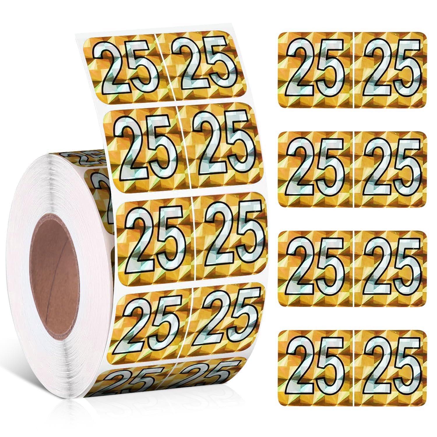 2025 Year Stickers, File Folder Year Labels, Color Coded Year Stickers ...