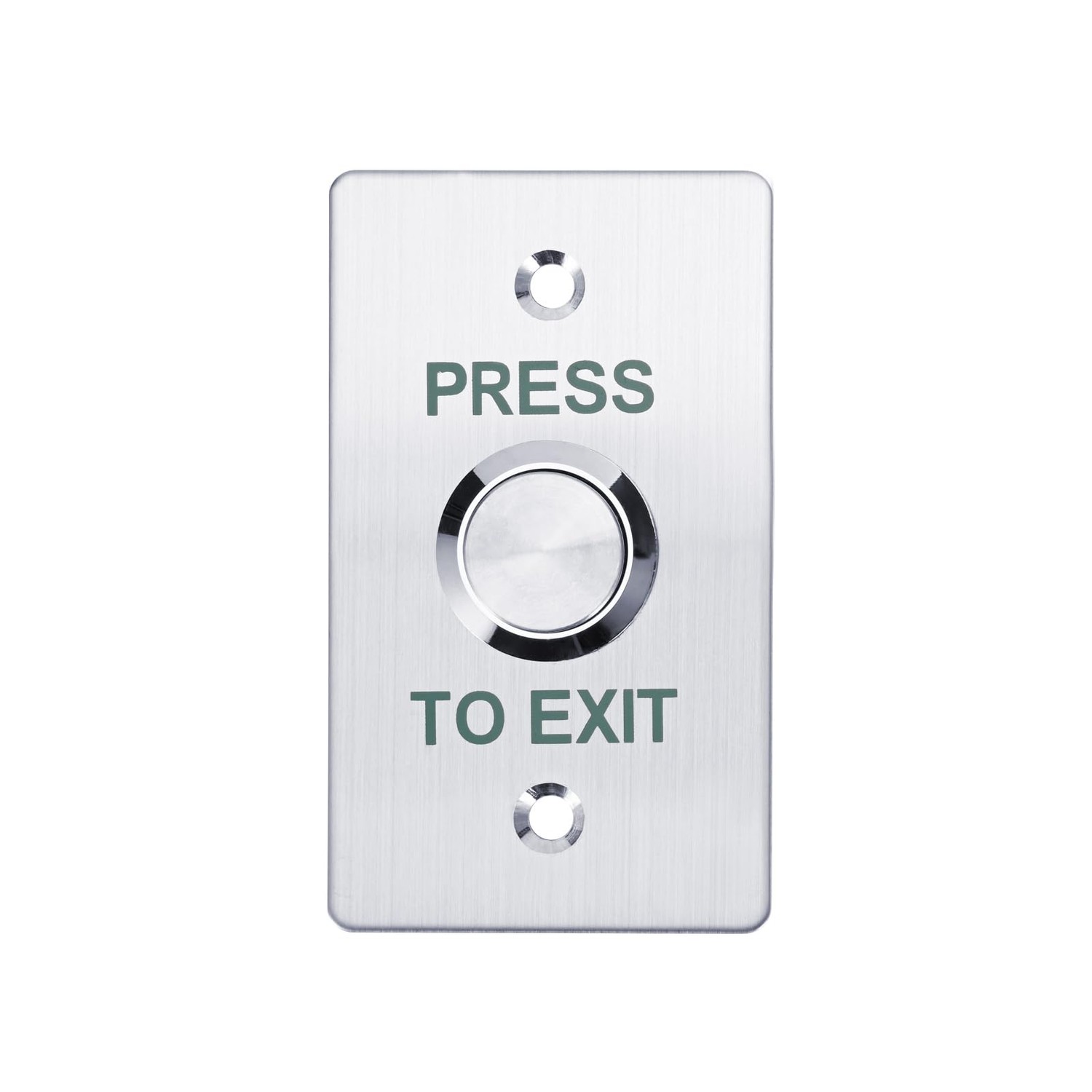 Stainless Steel Push to Exit Button - 12V DC Push to Exit Switch, NO ...